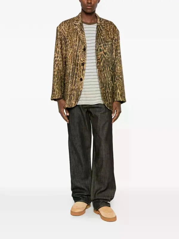 Visvim Bowen Leopard-print Blazer