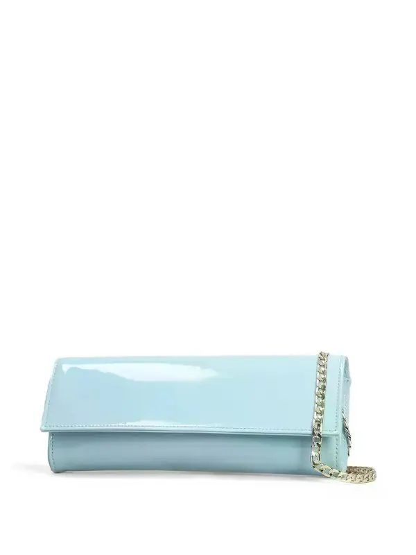CASTAGNA Patent Finish Chain-strap Clutch Bag