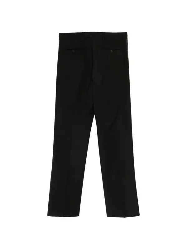 LES HOMMES Satin-stripe Tailored Trousers