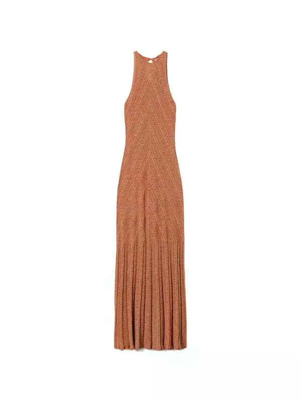 TWINSET Lurex-detail Maxi Dress