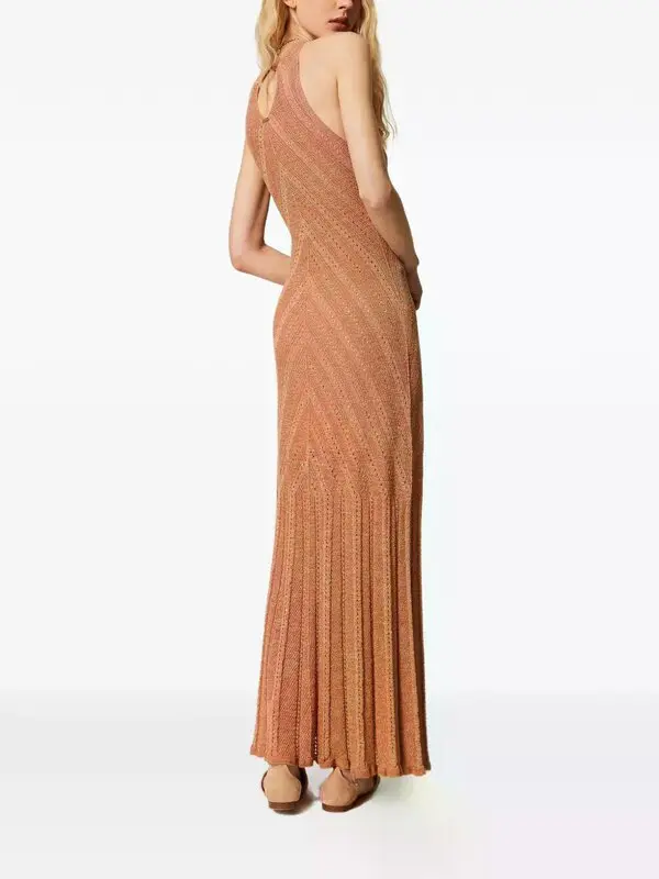 TWINSET Lurex-detail Maxi Dress