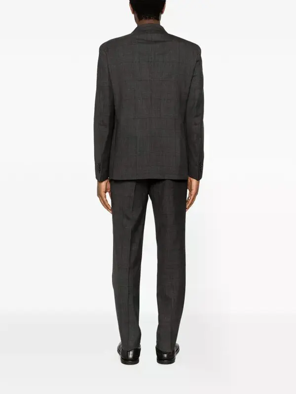 Tagliatore Check-pattern Double-breasted Suit