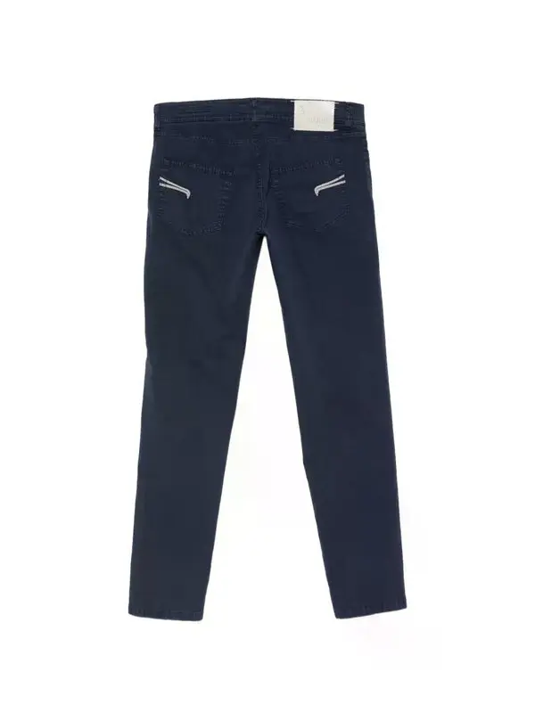 BARBA NAPOLI Embroidered Pocket Trousers