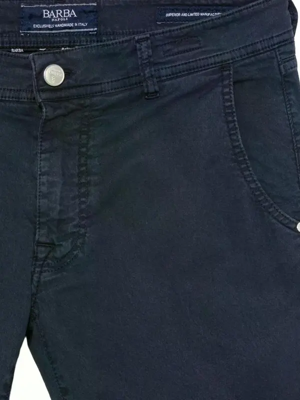 BARBA NAPOLI Embroidered Pocket Trousers