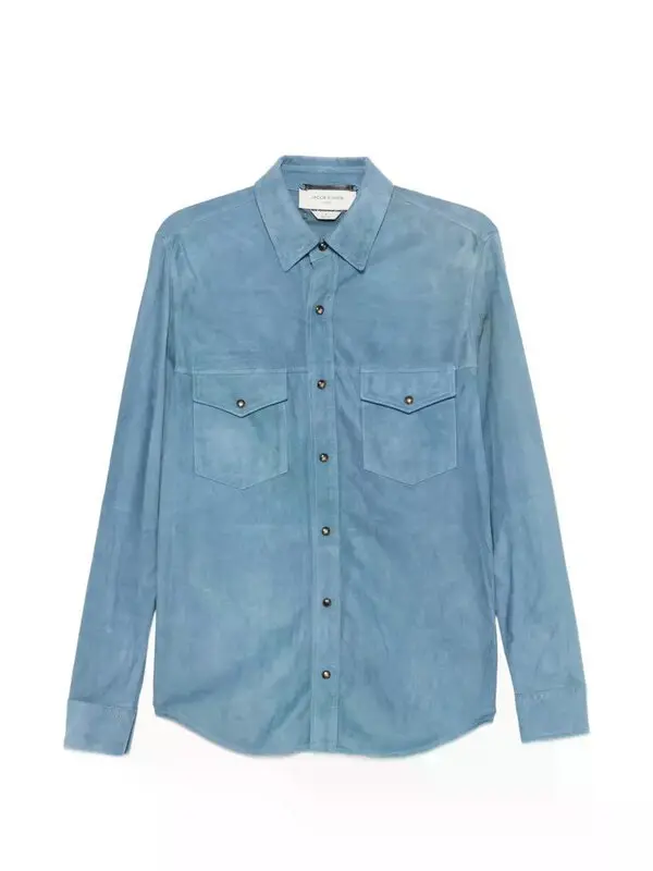 Jacob Cohen Suede Button-up Overshirt