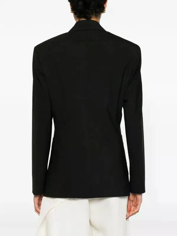 COVERT Single-breasted Patch-pocket Blazer - Black