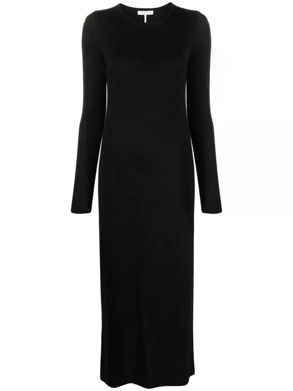 Rag & Bone Crew-neck Fine-knit Maxi Dress
