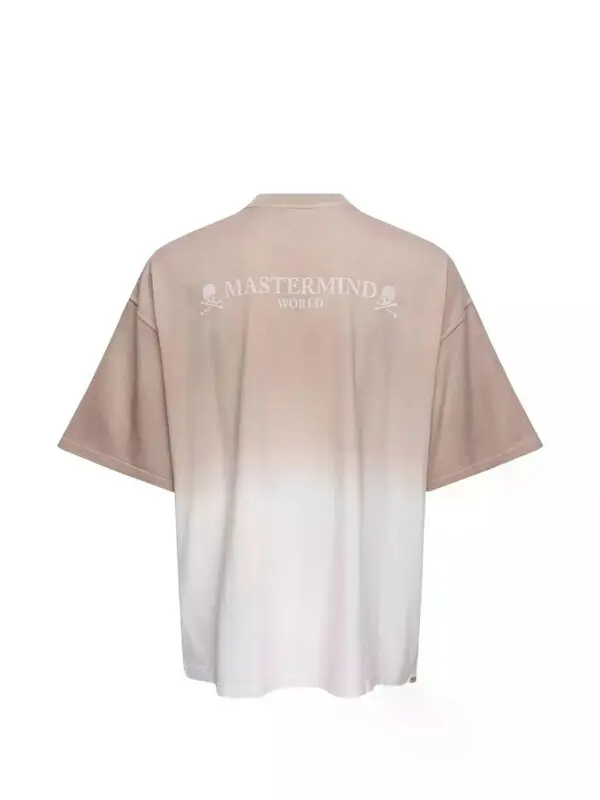 MASTERMIND WORLD Mw Faded Skull-motif T-shirt