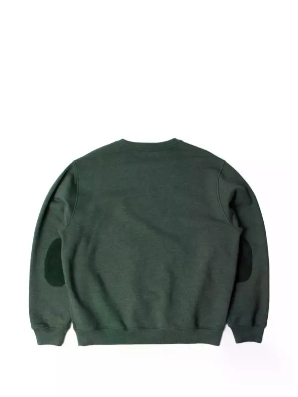 PARRA Graphic-print Elbow-patch Sweatshirt