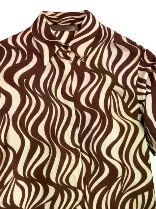 Enza Costa Resort Wave-print Shirt