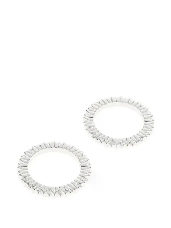 Christofle Malmaison Napkin Rings Set Of Two - Silver
