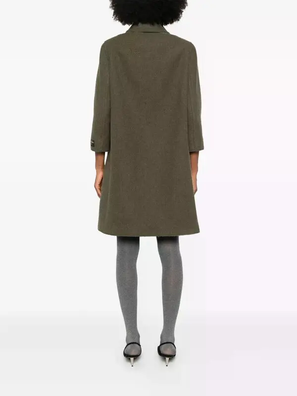 N°21 Single-breasted Felted Coat