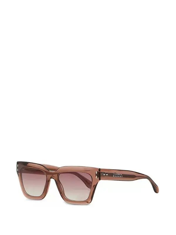 Isabel Marant Carmy Square-frame Sunglasses - Red