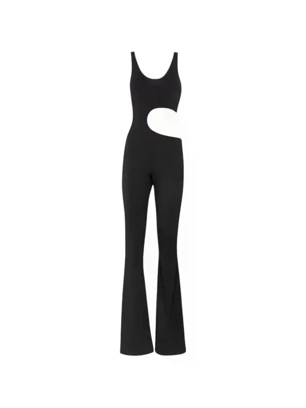 GAELLE Cut-out Flared Jumpsuit