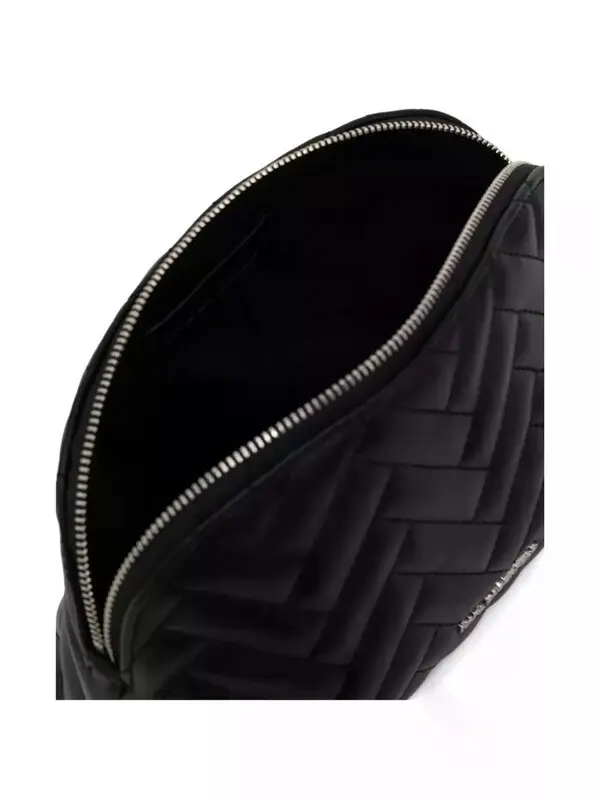 Karl Lagerfeld K/brick Quilted Makeup Bag - Black