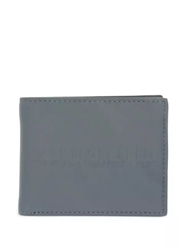 Karl Lagerfeld Debossed-logo Bifold Wallet - Grey