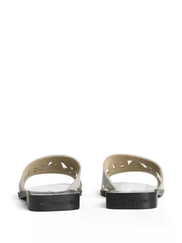Karl Lagerfeld Glitter Effect Slides