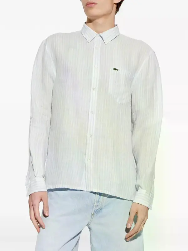 Lacoste Striped Linen Shirt