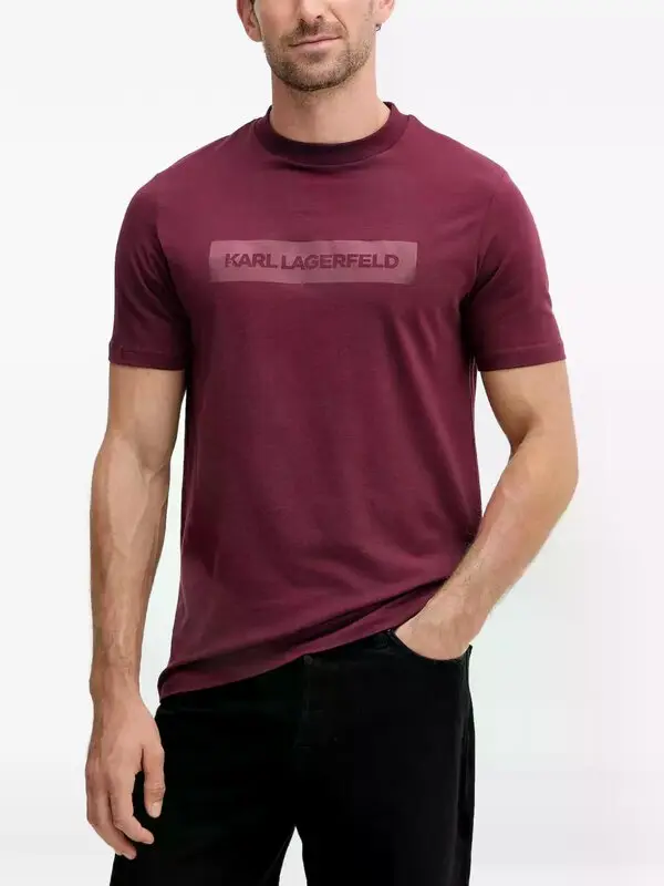 Karl Lagerfeld Logo-print T-shirt - Red