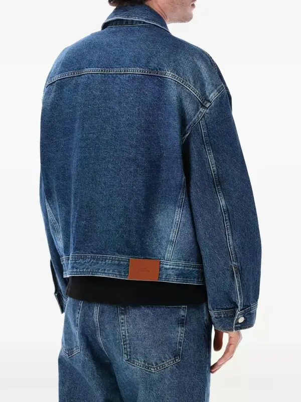 Studio Nicholson Faded Effect Denim Jacket