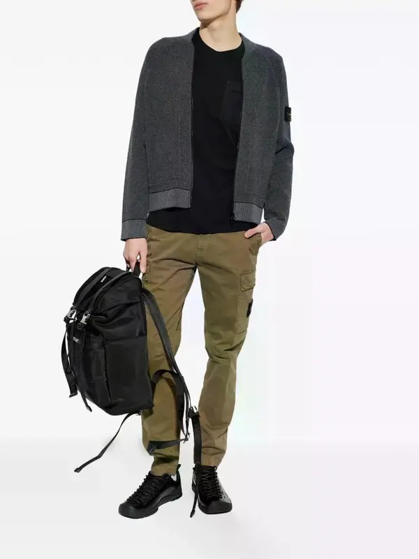 Stone Island Cotton Bouclé Jacquard Piqué Jumper