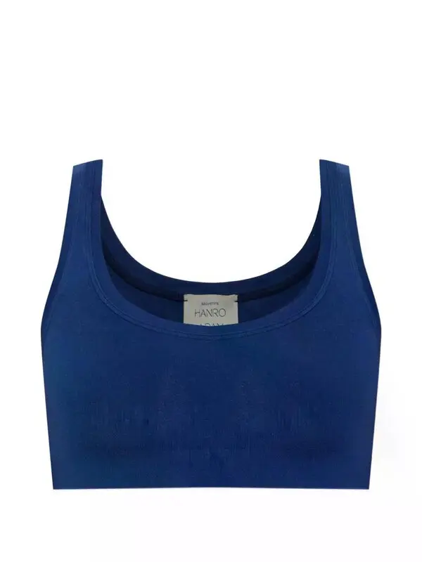 Hanro Shell Embroidered Cropped Top