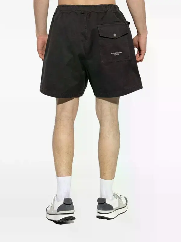 Stone Island Marina Belted Bermuda Shorts