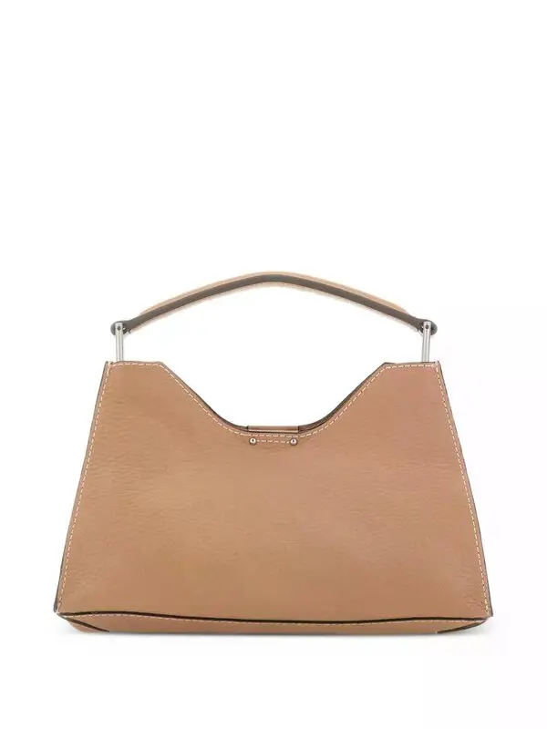 GIANNI CHIARINI Aurora Leather Shoulder Bag - Brown