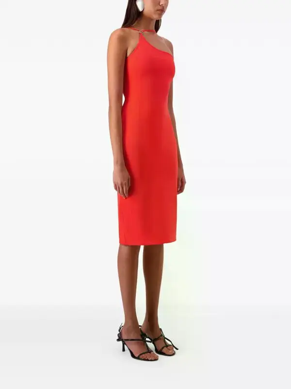Coperni C-logo One-shoulder Dress