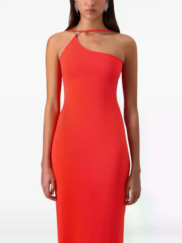 Coperni C-logo One-shoulder Dress