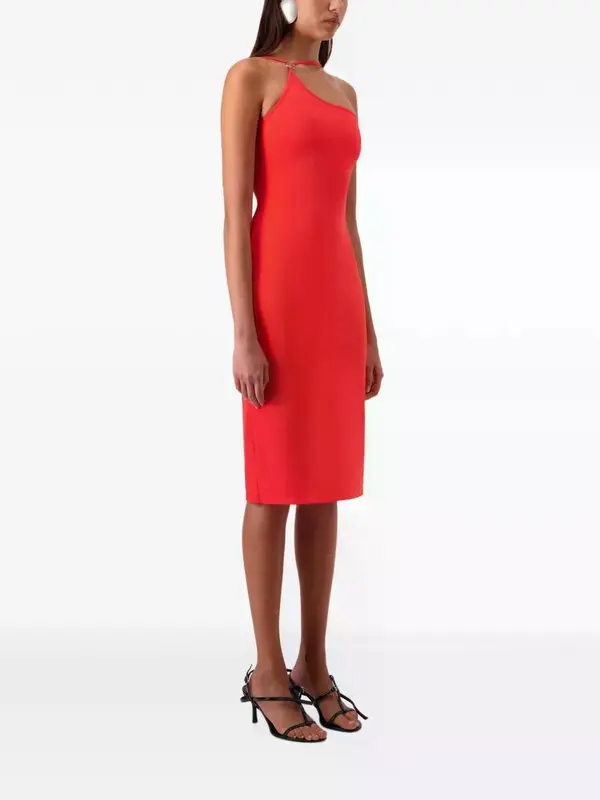 Coperni C-logo One-shoulder Dress