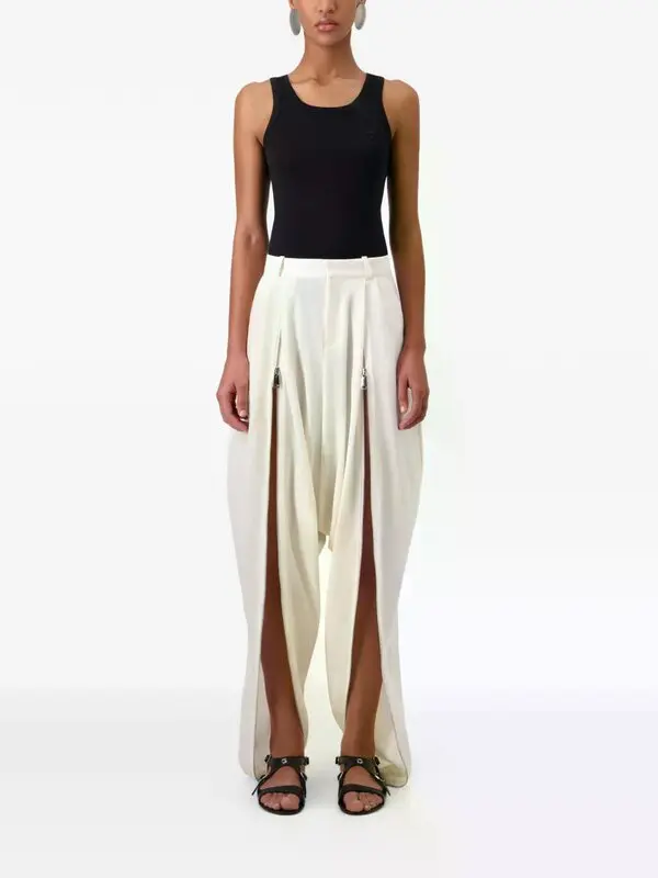 Coperni Sarouel-inspired Zipped Trousers - Neutrals