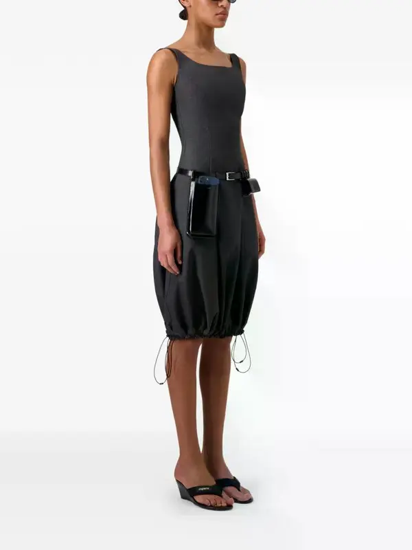 Coperni Tailored Balloon Hem Dress