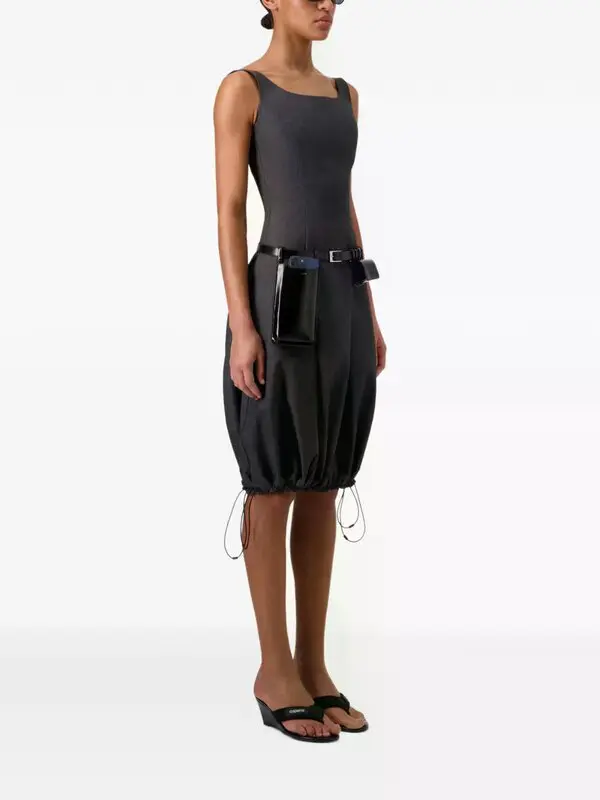 Coperni Tailored Balloon Hem Dress