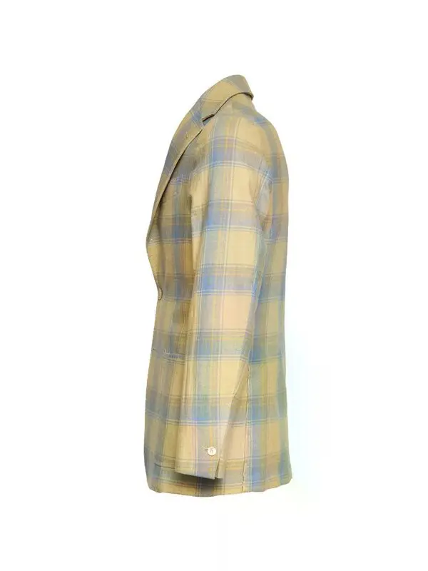 CAMICERIA PICCOLO Panarea Check-pattern Blazer