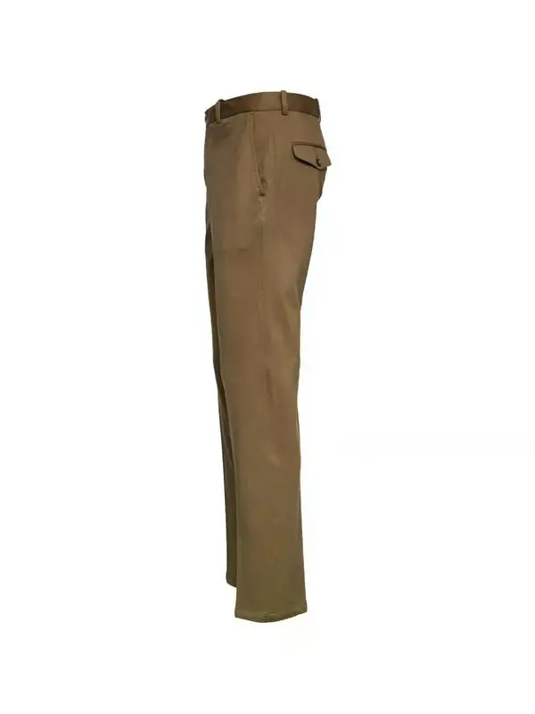 CIRCOLO 1901 Piqué-texture Trousers - Neutrals
