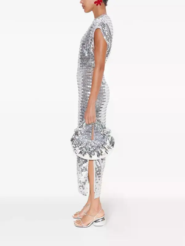 SIMONMILLER Argan Sequin Embellished Midi Dress