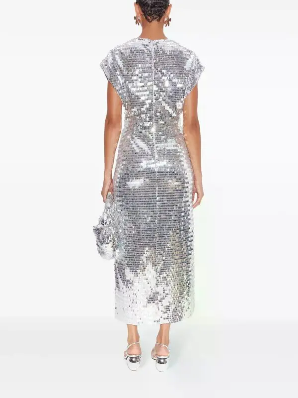 SIMONMILLER Argan Sequin Embellished Midi Dress