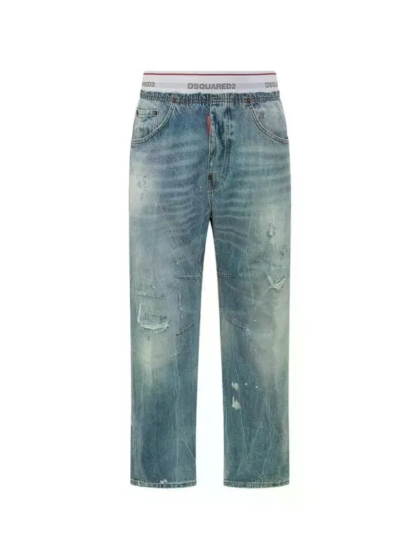 Dsquared2 Distressed Wash Jeans