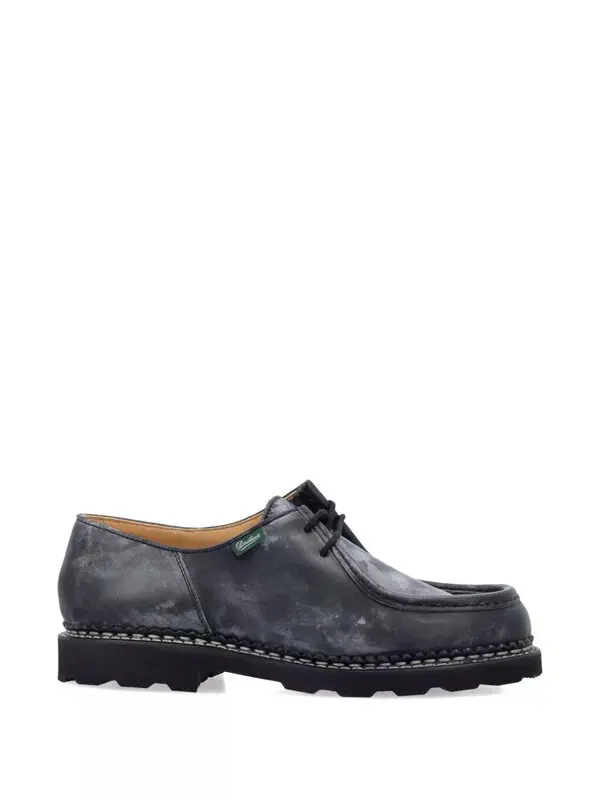 Paraboot Black Lace-up Derby Shoes - Grey