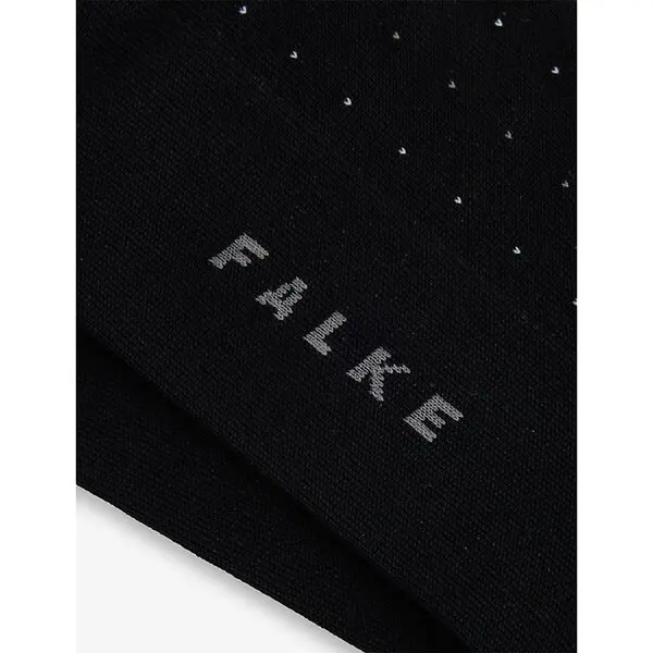 Falke Tiago Dotted Line Socks - Black