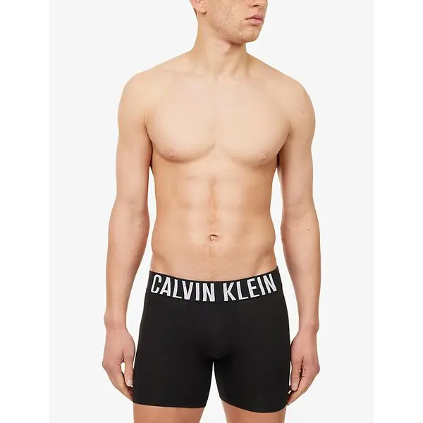 Calvin Klein Intense Power Pack Of Three Stretch-cotton Boxer Briefs
