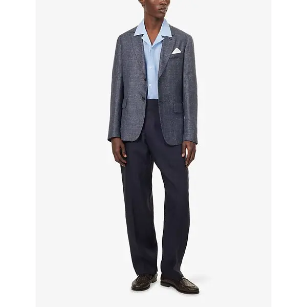 Paul Smith Regular-fit Linen Trousers