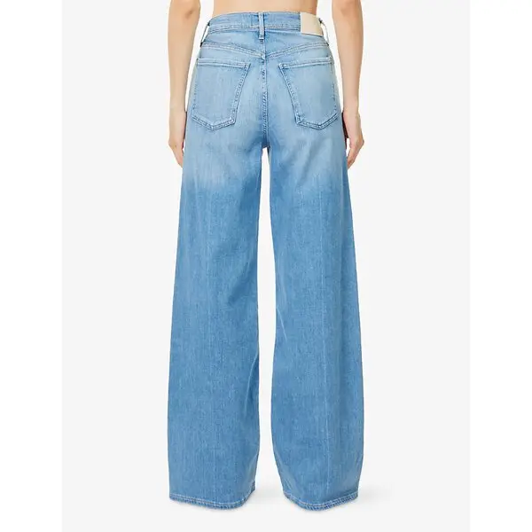 Citizens Of Humanity Lyra Long Wide-leg Denim Jeans - Canopy