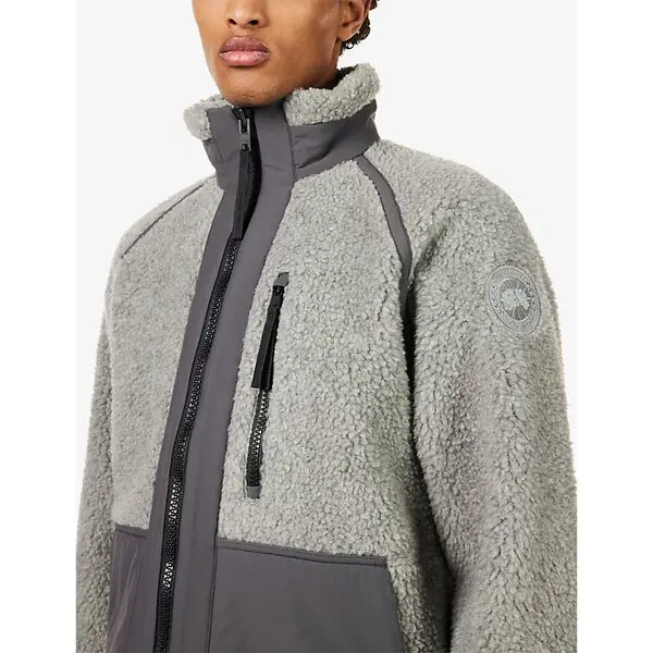 Canada Goose Westport Zip-up Wool-blend Fleece Jacket - Stratus Grey