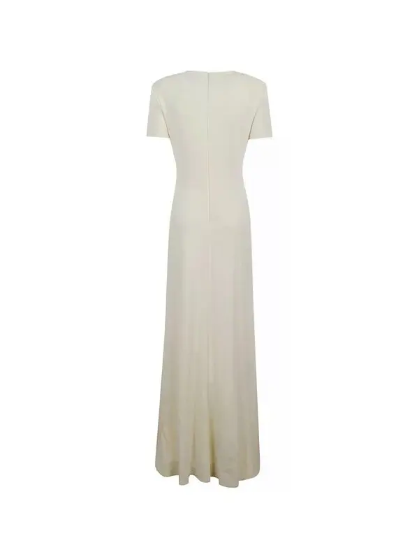 Roland Mouret Twist-detail Short-sleeve Gown