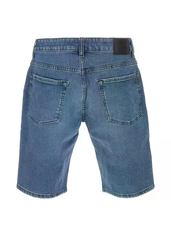 BOSS Maine Stretch-denim Shorts - Blue