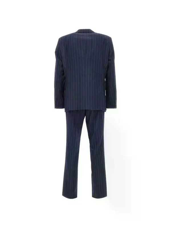 BOSS Pinstripe-print Virgin-wool Suit