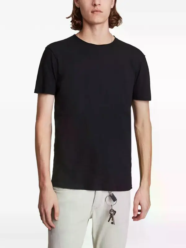 ALLSAINTS Raw-cut T-shirt - Black