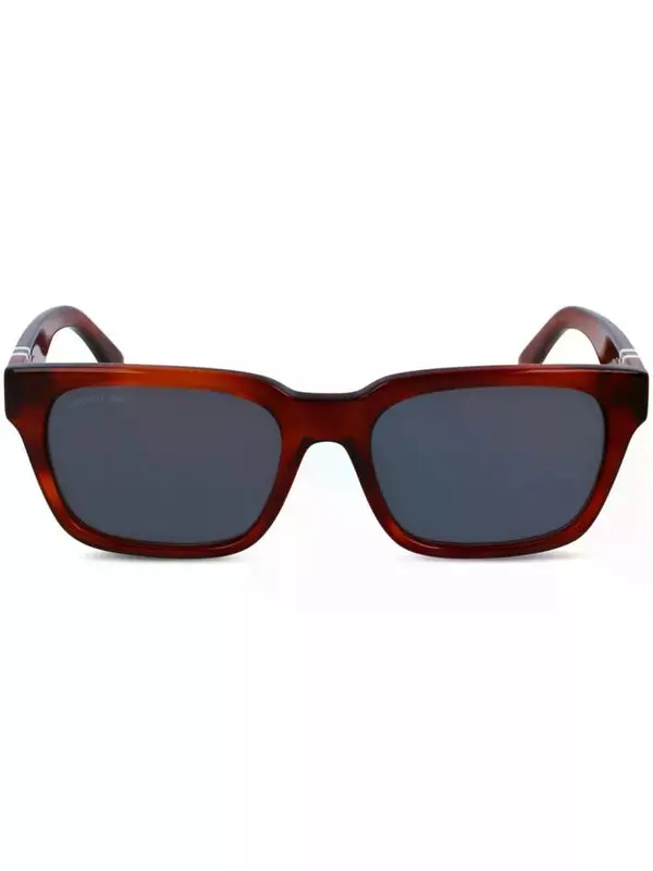 Lacoste Logo Plaque Sunglasses - Brown